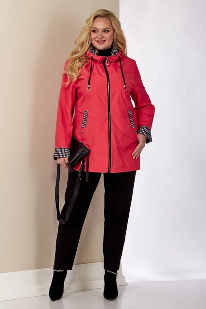 Куртка 2121 коралл Shetti купить в интернет магазине Велесмода